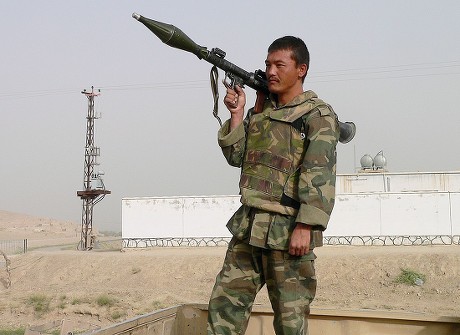 Afghan National Army Soldier Holds Rocket Editorial Stock Photo - Stock ...
