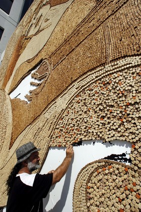 Albanian Painter Saimir Strati Works On Editorial Stock Photo - Stock ...
