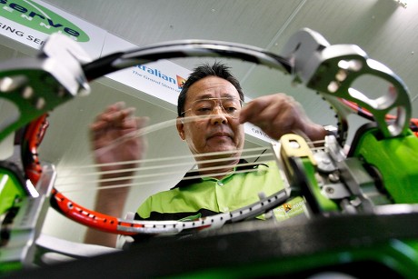 Toru Yusuki 58year Old Raquet Stringer Editorial Stock Photo - Stock ...