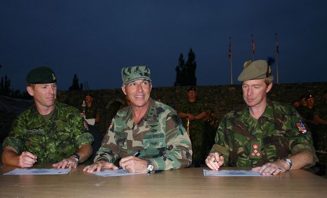 Canadian Brigadier General Stuart Bearel Hand Editorial Stock Photo ...