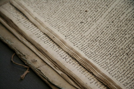 Robert Hookes Rare Manuscript Minutes Royal Editorial Stock Photo ...