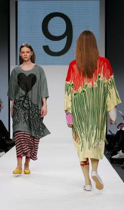 Models Wear Outfits By Student Designer Editorial Stock Photo - Stock ...