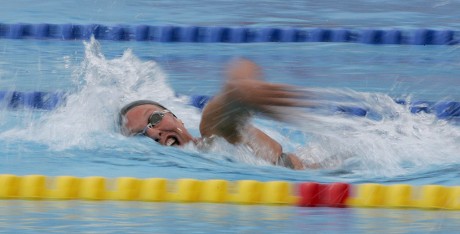 Switzerlands Flavia Rigamonti Swims En Route Editorial Stock Photo ...