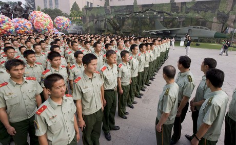 Members Pla Peoples Liberation Army Parade Editorial Stock Photo ...