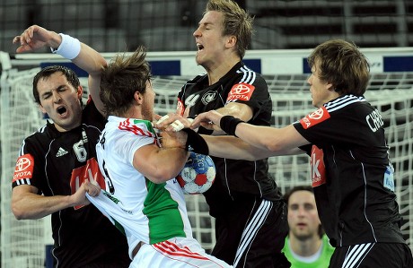 Hungarian Player Gabor Csaszar 2nd L Editorial Stock Photo - Stock ...