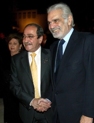 Egyptian Actor Omar Sharif R Shakes Editorial Stock Photo - Stock Image ...