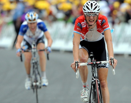 Csc Team Rider Frank Schleck Luxembourg Editorial Stock Photo - Stock ...