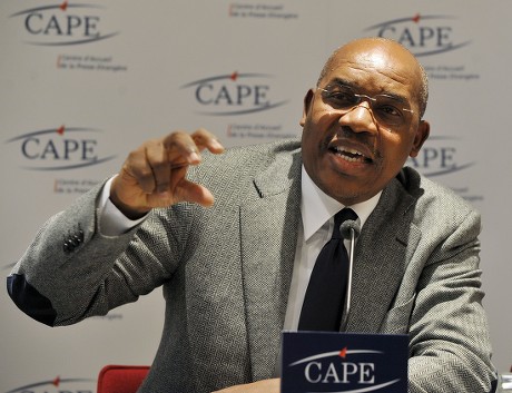 Francois Muamba Secretary General Congo Liberation Editorial Stock ...