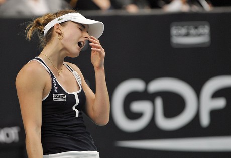 Alize Cornet France Reacts Losing Her Editorial Stock Photo - Stock ...