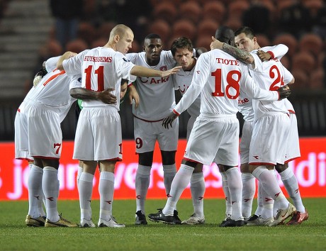 Dutch Fc Twente Players Gather Before Editorial Stock Photo - Stock ...