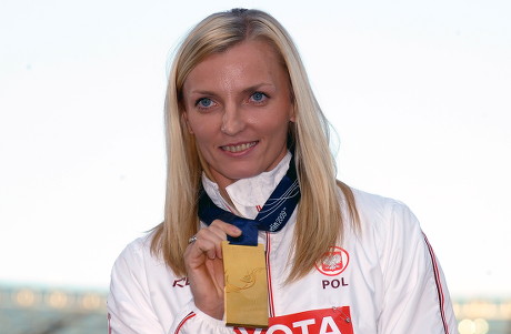Anna Rogowska Poland Gold Poses During Editorial Stock Photo - Stock ...