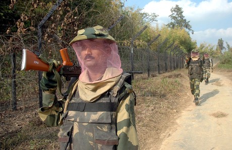 Indian Border Security Force Bsf Soldiers Editorial Stock Photo - Stock ...