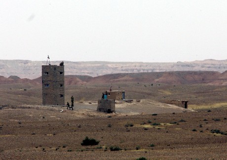 Iranian Military Post Along Iraqiiranian Border Editorial Stock Photo ...