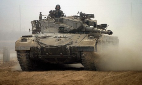 Israeli Merkava Tank Returns Early On Editorial Stock Photo - Stock ...