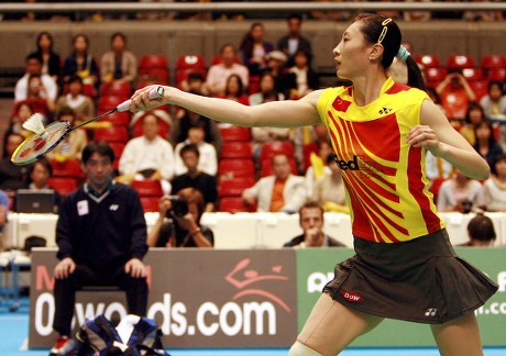Zhang Ning China Returns Shuttlecock Against Editorial Stock Photo ...