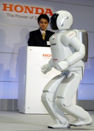 Nextgeneration Asimo Humanoid Robot Runs During Editorial Stock Photo ...
