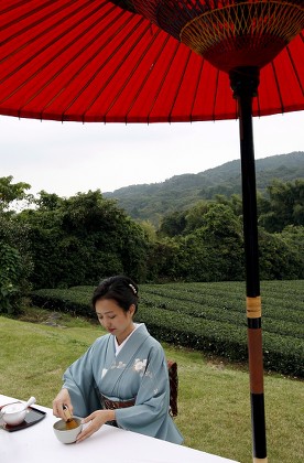 Japanese Tea Master Wearing Traditional Kimono Editorial Stock Photo ...