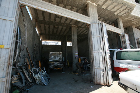 Exterior View Arayshi Garage Gaza City Editorial Stock Photo - Stock ...