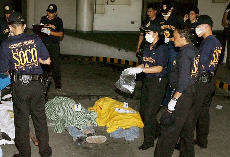Filipino Scene Crime Officer Soco Stand Editorial Stock Photo - Stock Image | Shutterstock