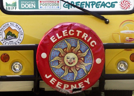 First Locally Manufactured Electric Powered Jeepney Editorial Stock ...