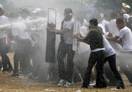 Filipino Antiriot Police Officers Train Their Editorial Stock Photo ...