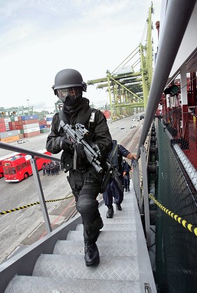Singapore Police Force Special Operations Commando Editorial Stock ...