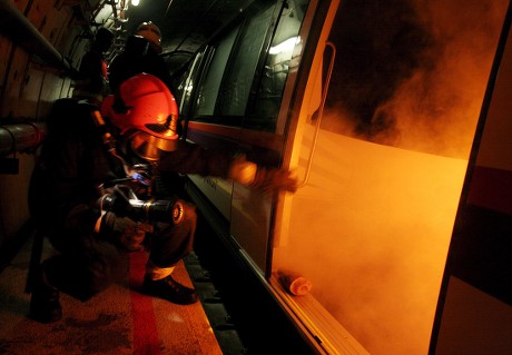 Singapore Civil Defence Force Scdf Firefighter Editorial Stock Photo ...