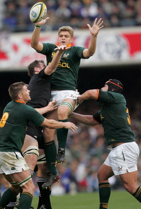 Springbok Flank Juan Smith Takes Lineout Editorial Stock Photo - Stock ...