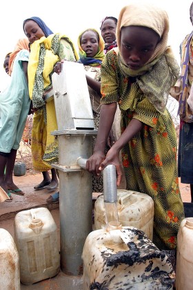 Sudanese Women Some Thousands Displaced By Editorial Stock Photo ...