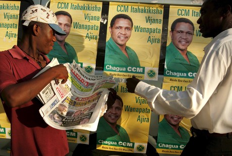 Election Posters Ruling Chama Cha Mapinduzi Editorial Stock Photo ...