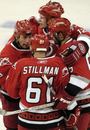 Carolina Hurricanes Eric Staal Top Celebrates Editorial Stock Photo ...