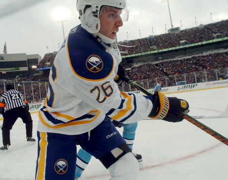 Buffalo Sabres Thomas Vanek Moves Ice Editorial Stock Photo - Stock ...