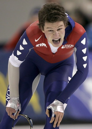 Netherlands Sven Kramer Takes Breath After Editorial Stock Photo ...