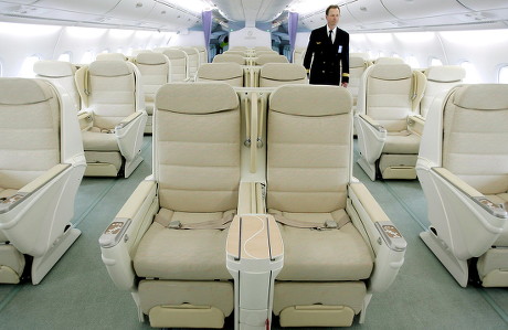 View Business Class Section Airbus A380 Editorial Stock Photo - Stock ...