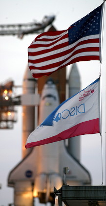 American Flag Flies Launch Pad Revolving Editorial Stock Photo - Stock ...