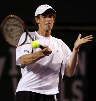 Andy Murray Great Britain Hits Forehand Editorial Stock Photo - Stock ...