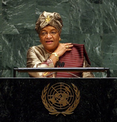 Liberian President Ellen Johnsonsirleaf Addresses General Editorial ...