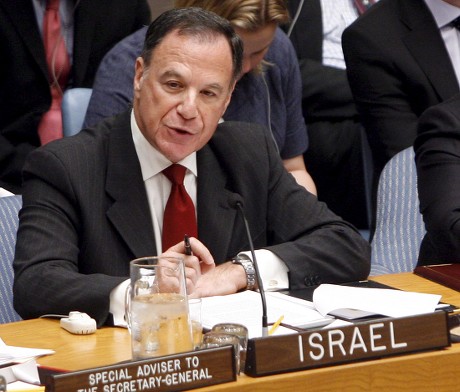 Permanent Representative Israel United Nations Ambassador Editorial ...