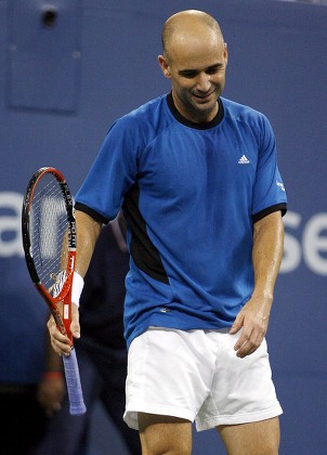 Andre Agassi Us Reacts During Second Editorial Stock Photo - Stock ...