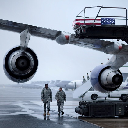 Transfer Cases Containing Remains Us Army Editorial Stock Photo - Stock ...