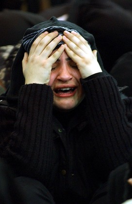 Lebanese Shiite Muslim Woman Reacts She Editorial Stock Photo - Stock ...