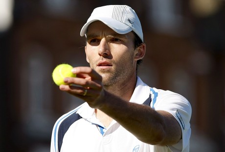 Croatian Ivo Karlovic Shows Ball Referee Editorial Stock Photo - Stock ...