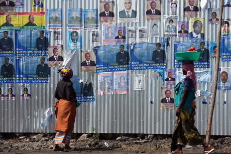 Congolese Women Look Campaign Posters On Editorial Stock Photo - Stock ...
