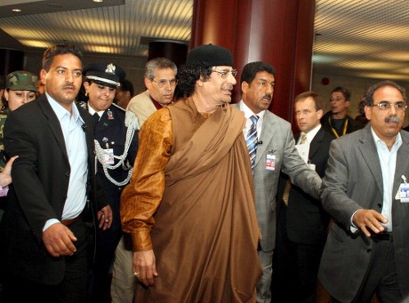 Libyan Leader Muammar Gaddafi Attends 8th Editorial Stock Photo - Stock ...