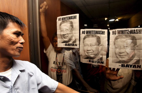 Filipino Activists Hold Images Former Supreme Editorial Stock Photo ...