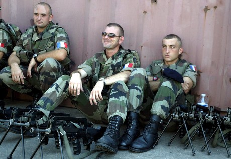 French U N Peacekeepers Wait French Editorial Stock Photo - Stock Image ...