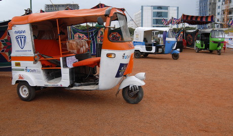 Hybrid Auto Rickshaw Prototypes On Display Editorial Stock Photo ...