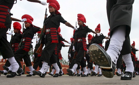 Newly Graduated Indian Soldiers March During Editorial Stock Photo ...