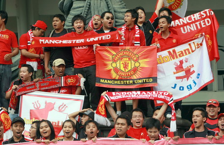 Indonesian Supporters British Football Club Manchester Editorial Stock ...