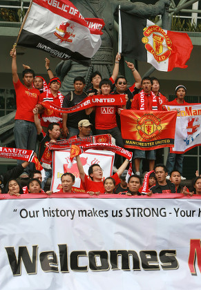 Indonesian Supporters British Football Club Manchester Editorial Stock ...
